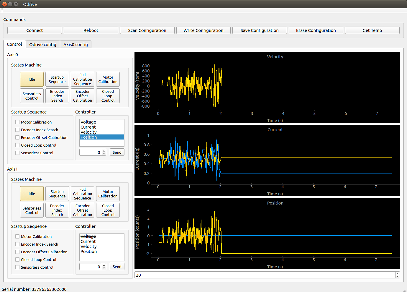 ODriveでBLDCモーターの制御 #02 GUIツール | Dream Drive